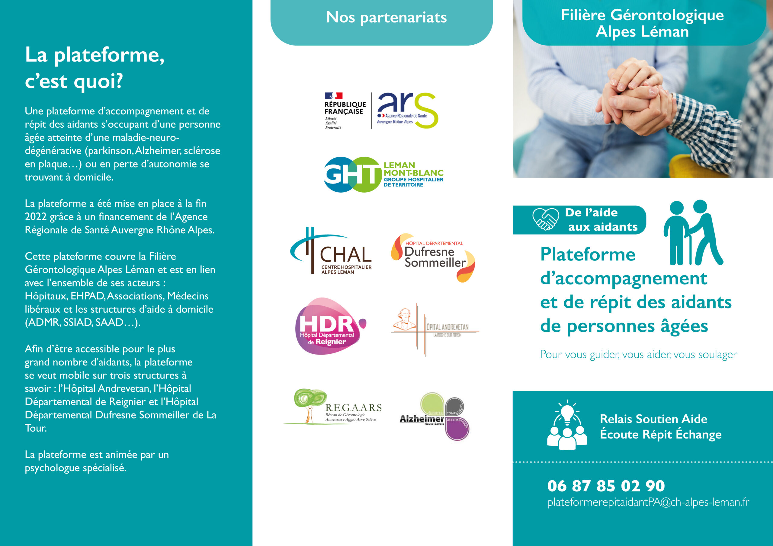 Information : La plateforme de répit de la filière Gérontologique Alpes ...